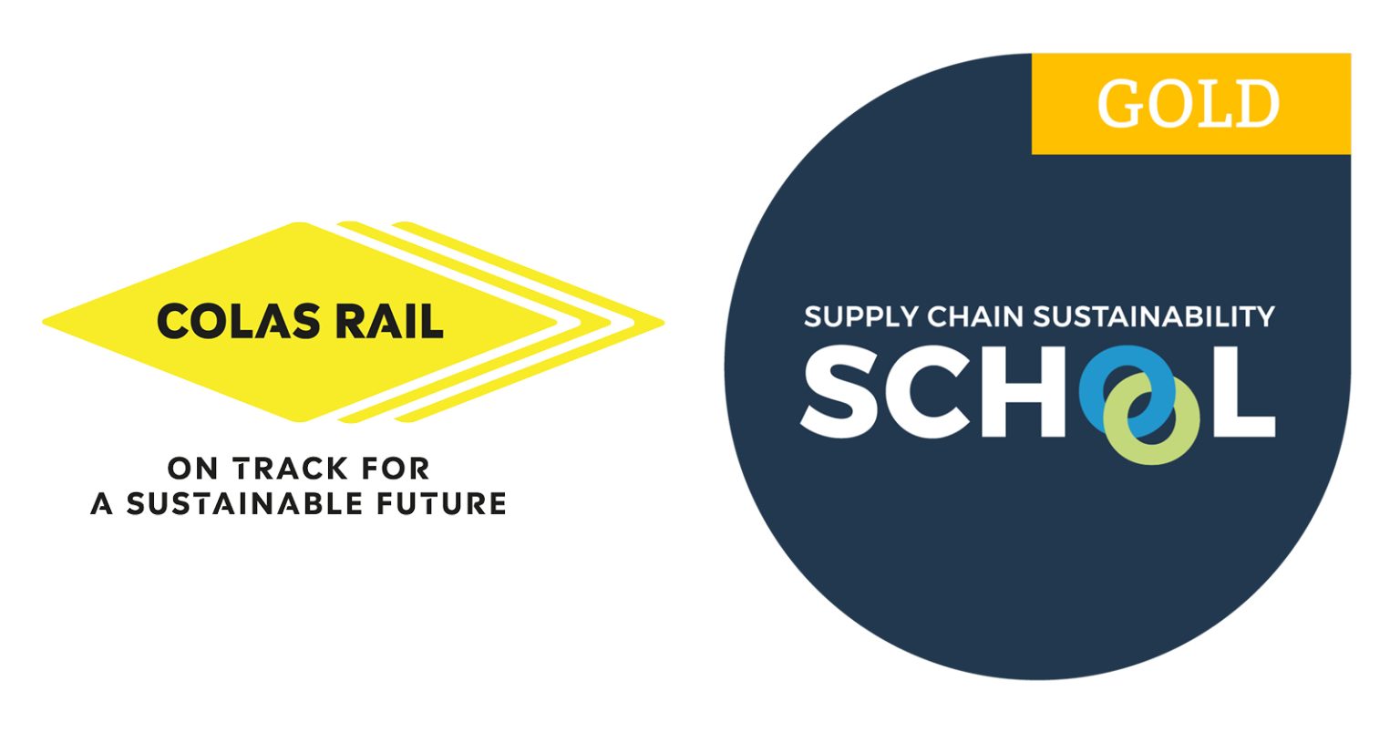 Supply Chain Sustainability School – GOLD Status | Colas Rail UK