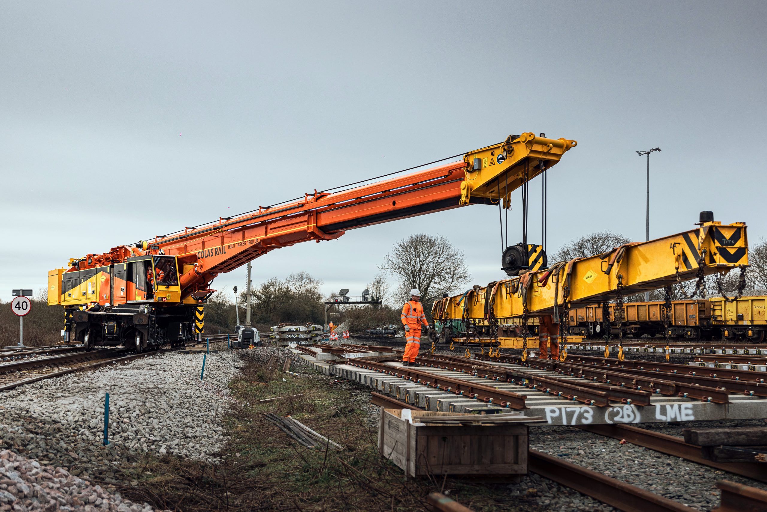 Colas Rail UK Welcome Back Refurbished Kirow 1200 Crane | Colas Rail UK