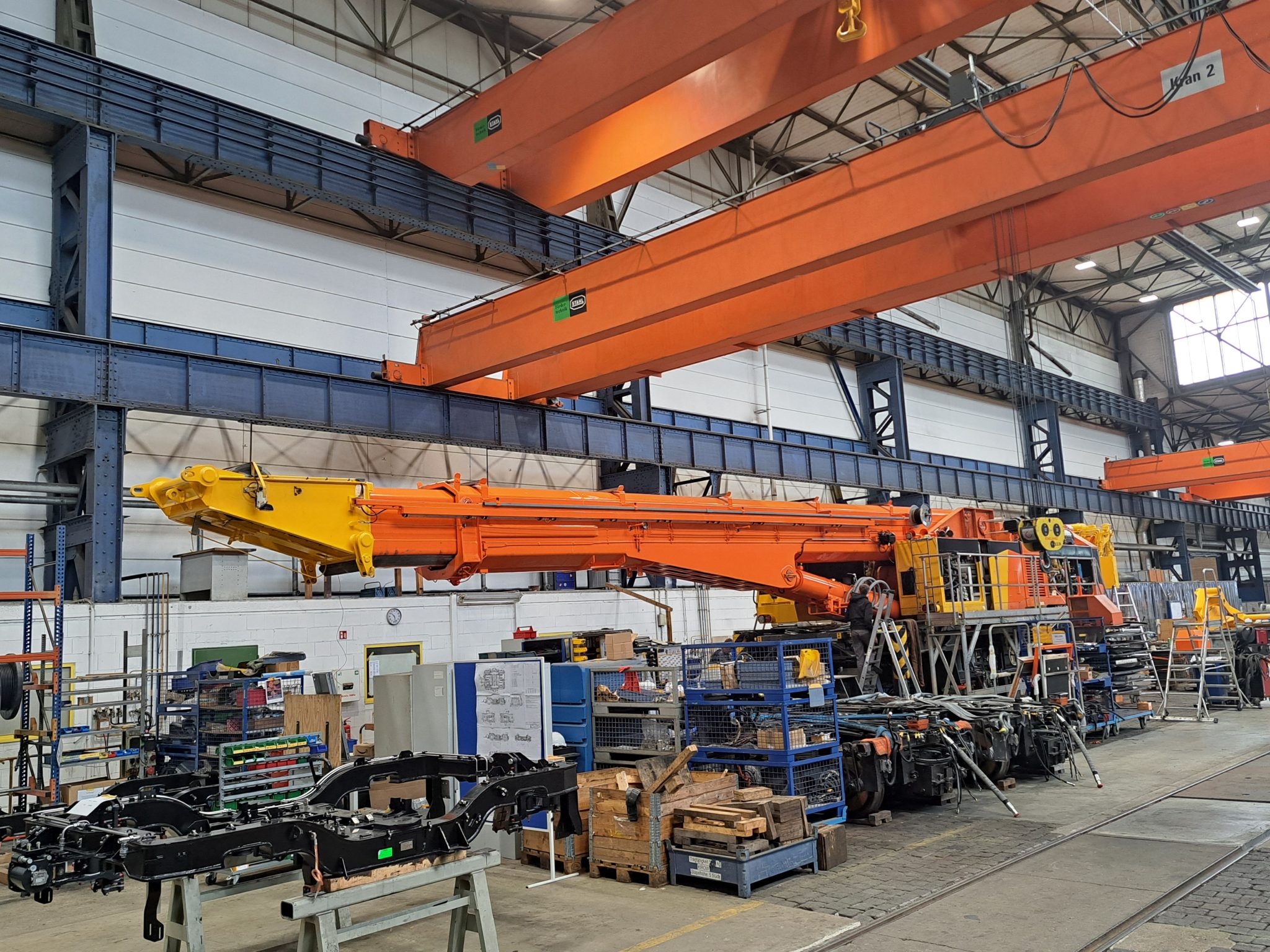 Colas Rail UK Welcome Back Refurbished Kirow 1200 Crane | Colas Rail UK