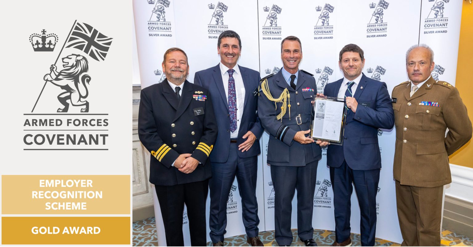 Colas Rail UK Awarded Armed Forces Covenant Gold Award | Colas Rail UK